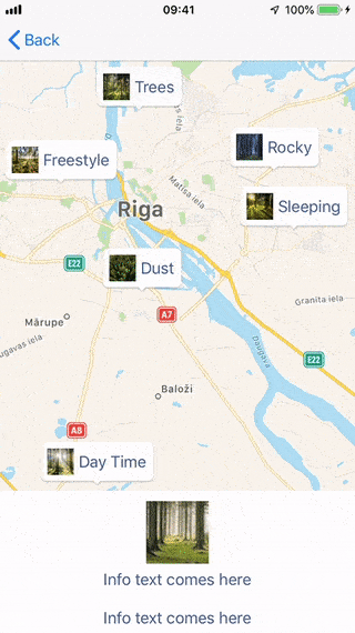 Mkmapview Map Annotations With Expandable Info View Guntis Treulands Blog About Swift Coding